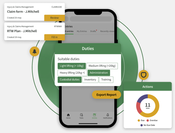 Injury Management Software | ecoPortal Health and Safety Software